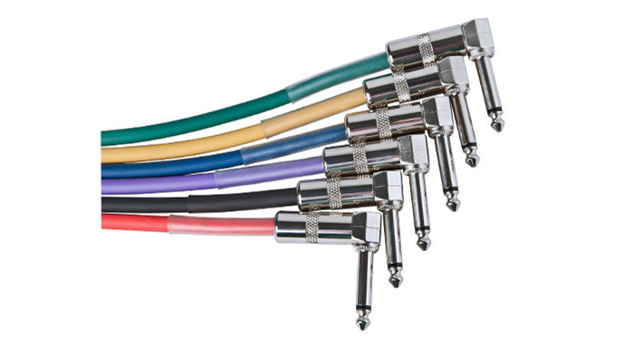 Joyo CM-05 1.2 ft Patch Cable set (6 pcs multi color) – GuitarPusher