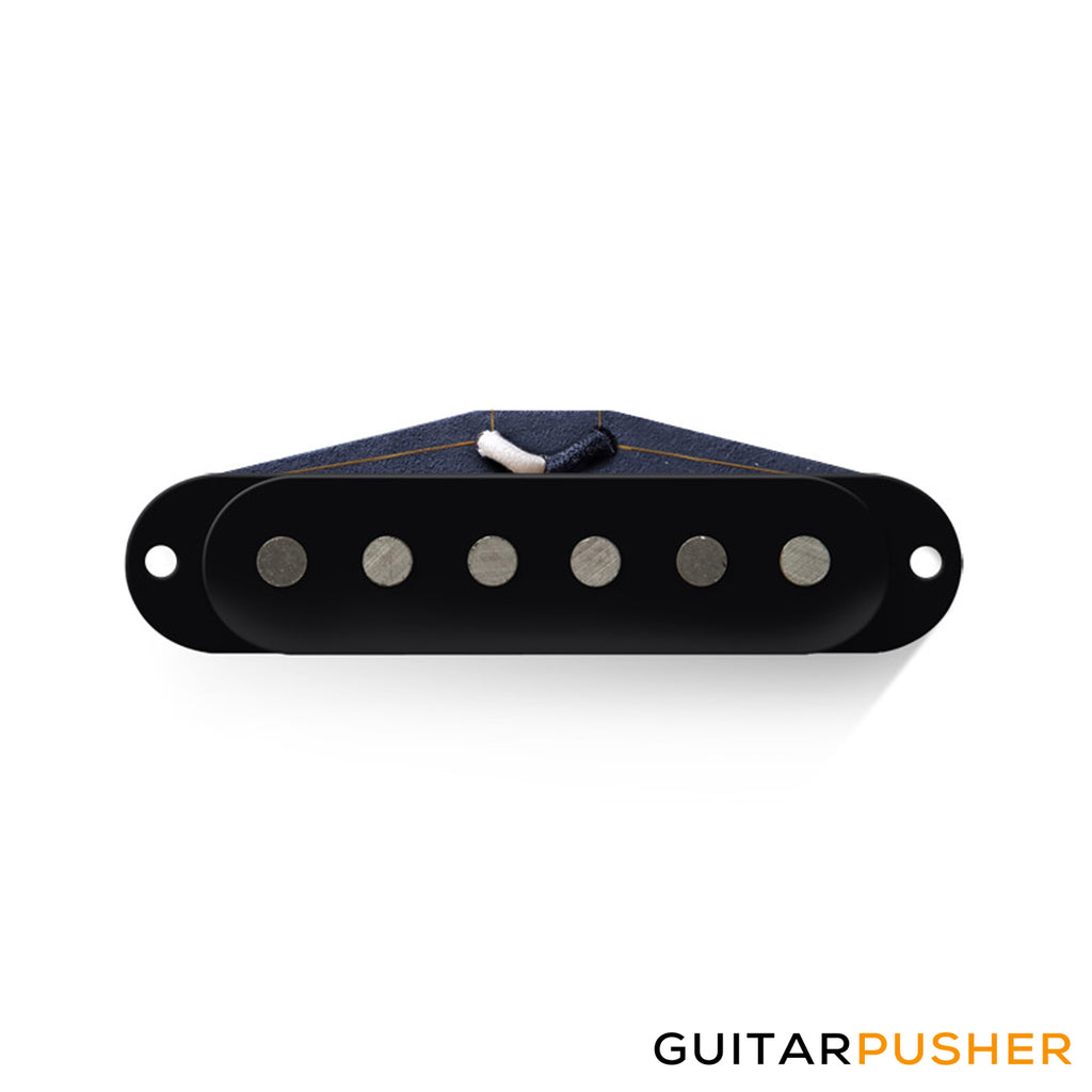 Bareknuckle Strat Triptych Bridge, 6-String Flat Profile, Black w/ Zin ...