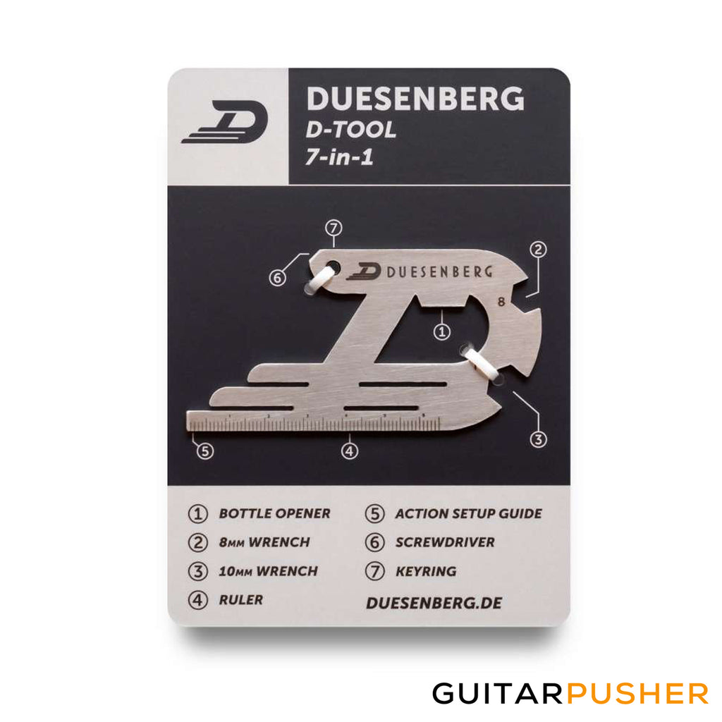 Duesenberg D-Tool 7-in-1 Multitool for Guitars – GuitarPusher