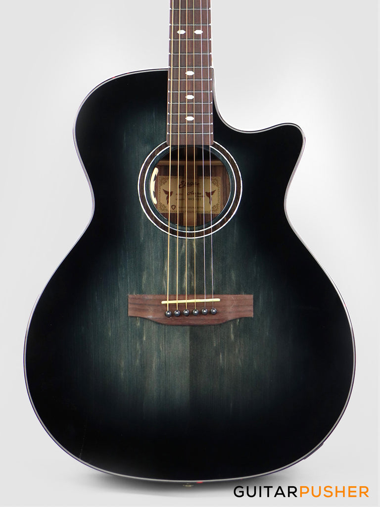 Elegee Adarna Solid Sitka Spruce Top Grand Auditorium Acoustic-Electri ...