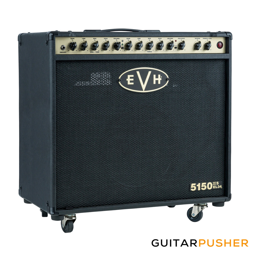 EVH 5150III 50-Watt EL34 1x12" All-Tube Combo Amplifier, Black, 240V A ...