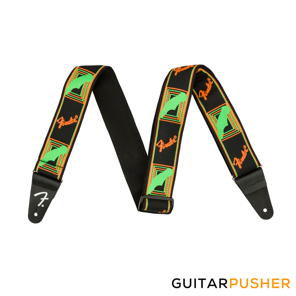 Fender Neon Monogrammed Guitar Strap – GuitarPusher