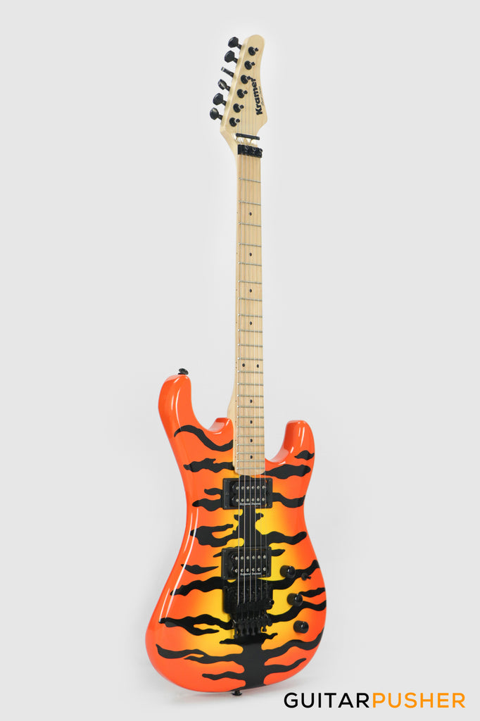 Kramer Pacer Electric Guitar - Orange Tiger – GuitarPusher