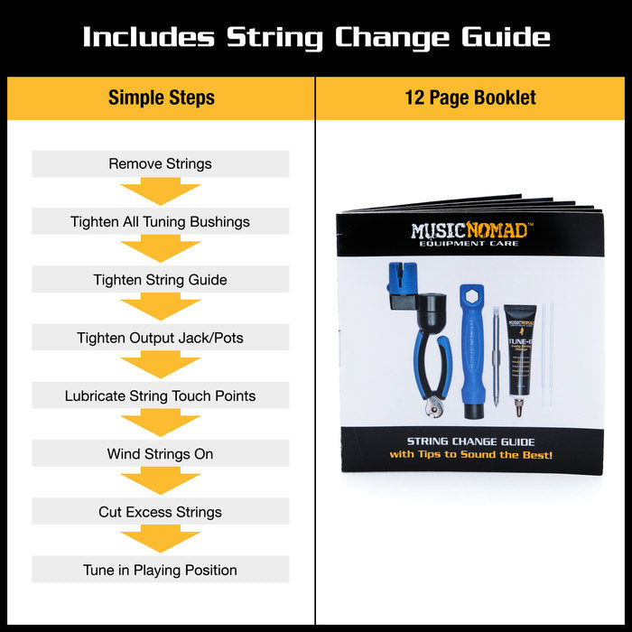 MusicNomad String Change Tool Kit (6 pcs.) MN218 – GuitarPusher