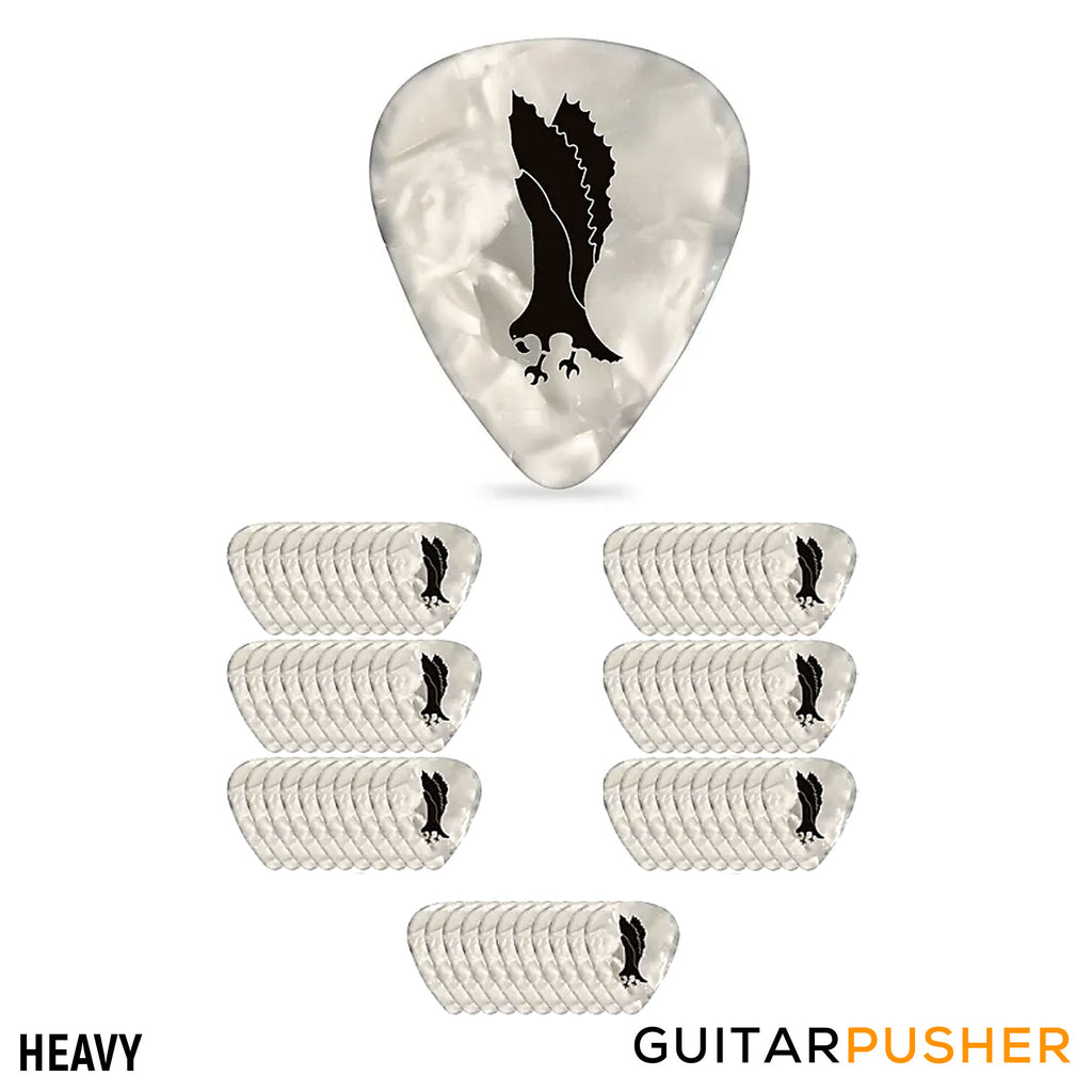 PRS White Celluloid Pearloid Picks (72 pcs.) – GuitarPusher