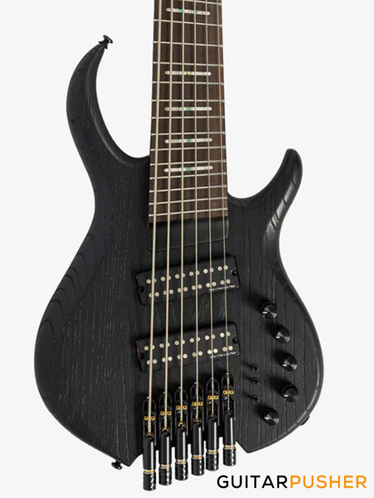 Sire M6 Swamp Ash Sandblasted 6-String Headless Bass Black (2025 ...
