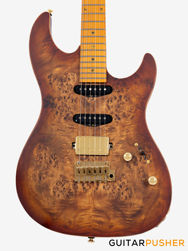 Sire S10 HSS Alder S-Style Electric Guitar - Natural Burst (2024 ...
