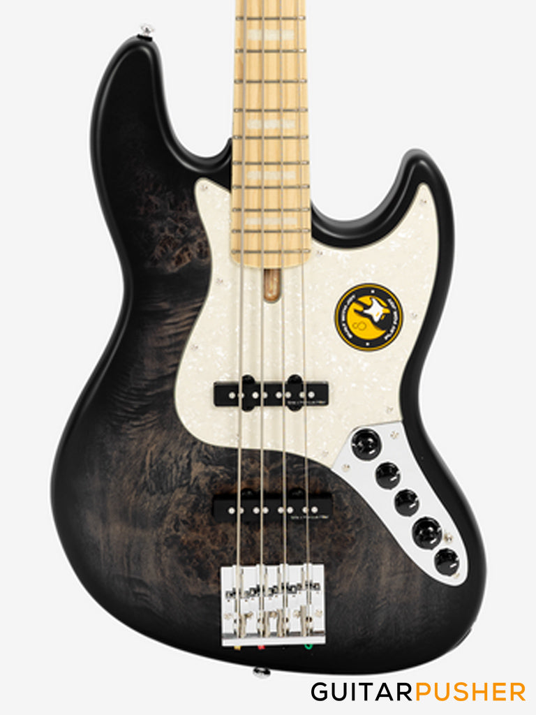 Sire V7 Swamp Ash Reissue 4-String Bass - Transparent Black Satin (202 – GuitarPusher