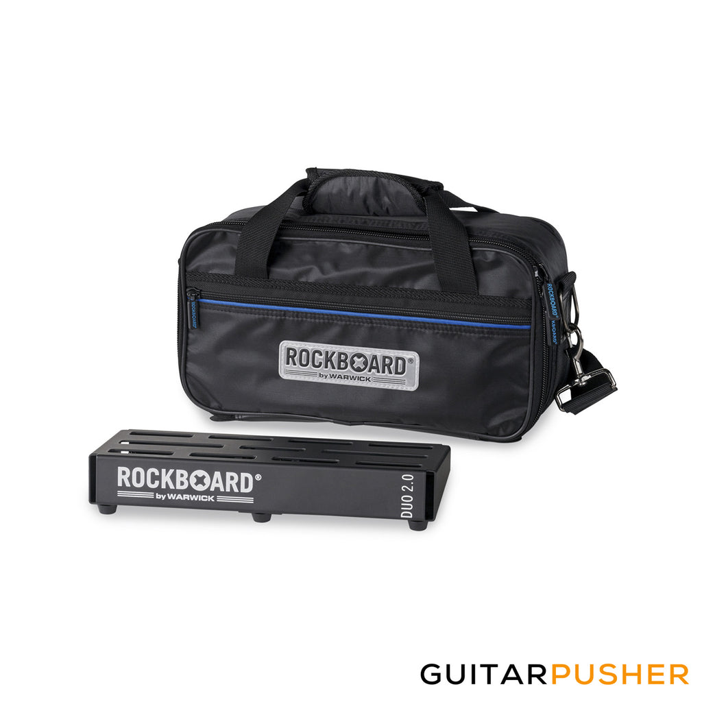 Rockboard by Warwick DUO 2.0 Pedalboard – GuitarPusher