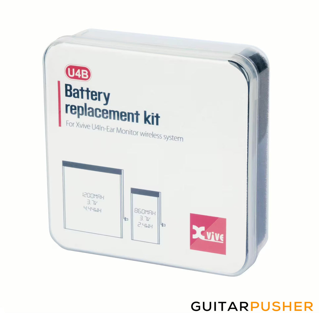 Xvive Audio BU4 Battery Kit for U4 – GuitarPusher