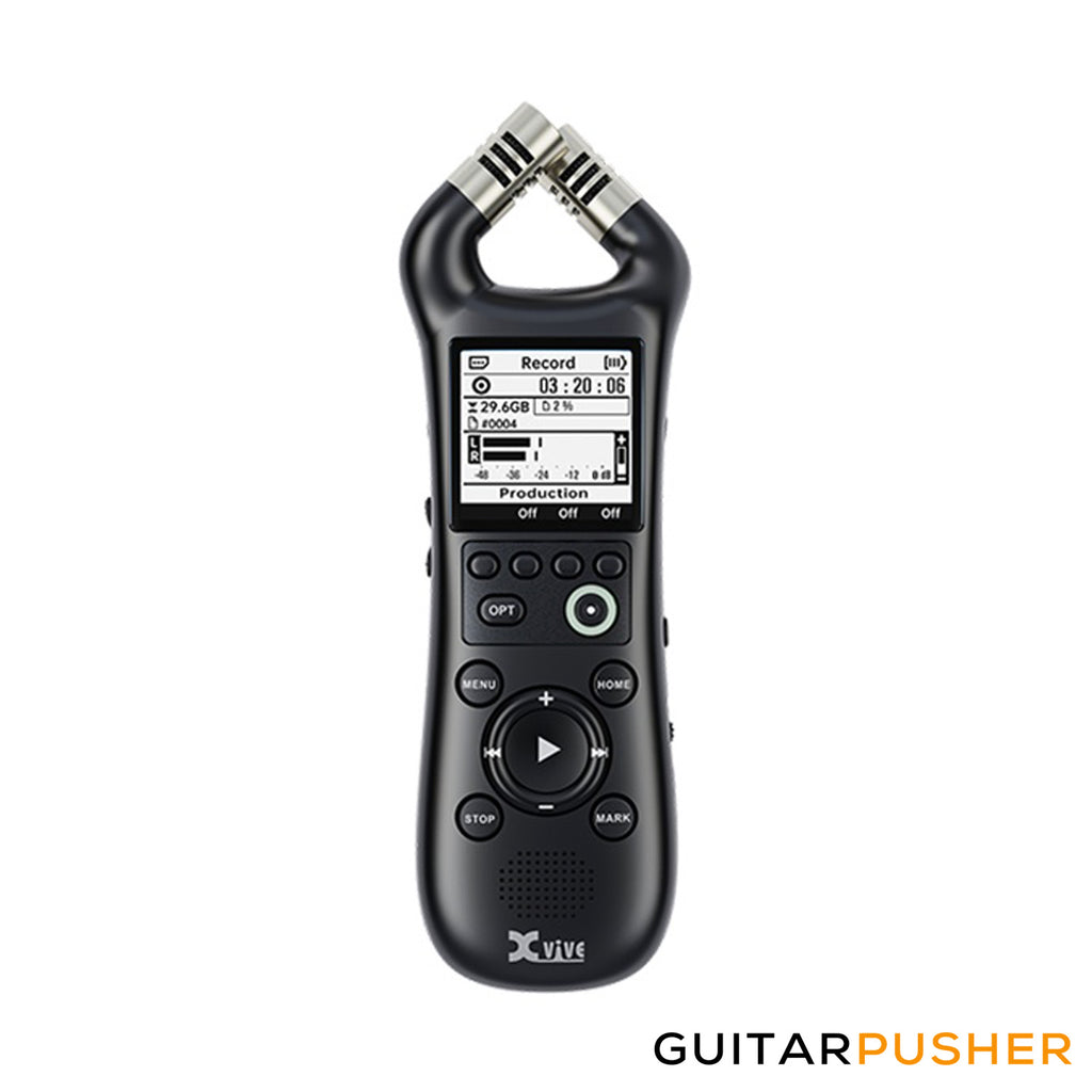 Xvive Audio XV1-R Portable Stereo Recorder (Black) – GuitarPusher