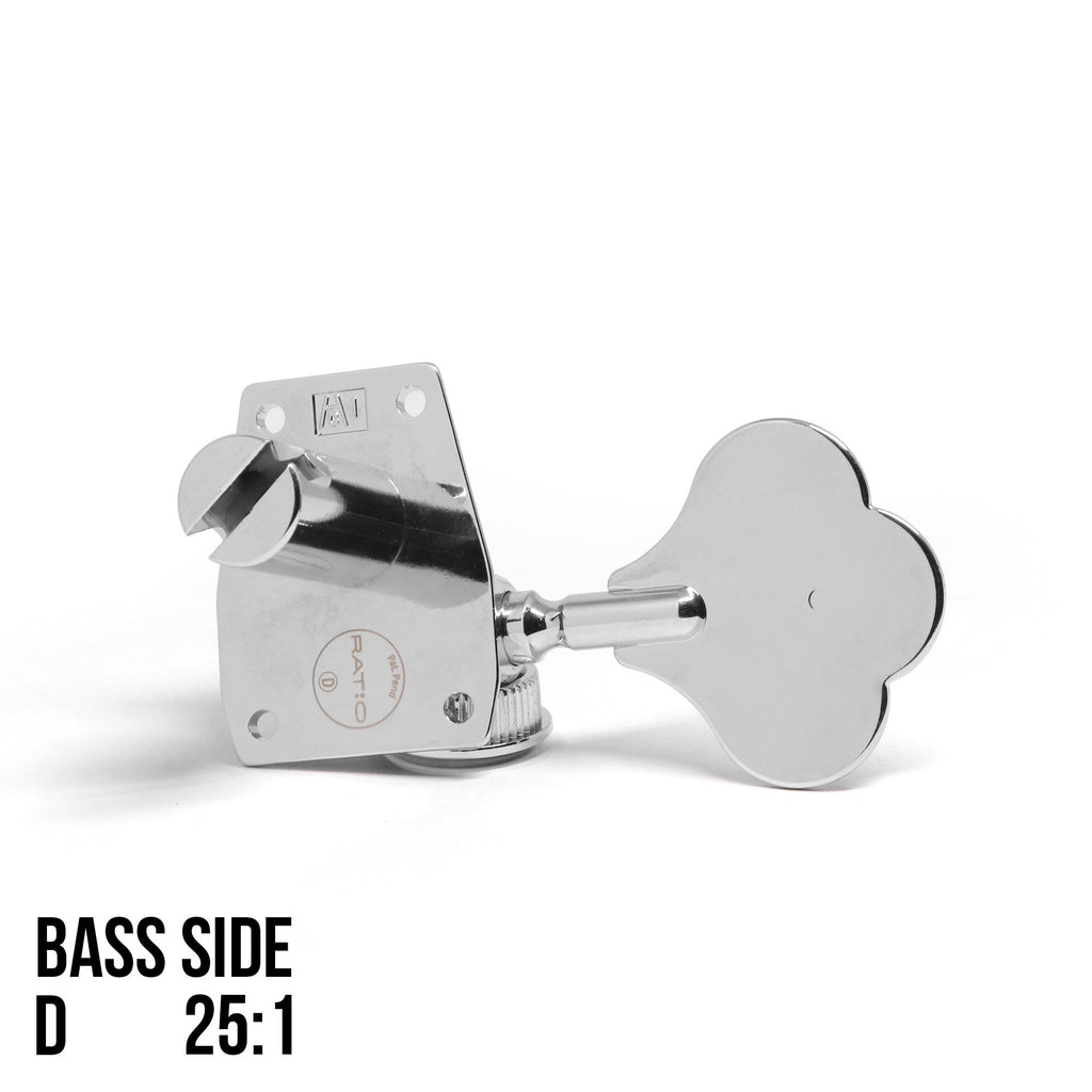 Graphtech Single Ratio Tuner for Bass Vintage Style - Chrome – GuitarPusher