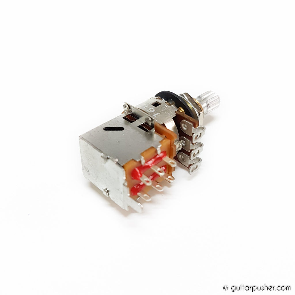 Bourns Push-Pull Potentiometer Audio Taper US Size 3/8 Tall Bushing 25 ...