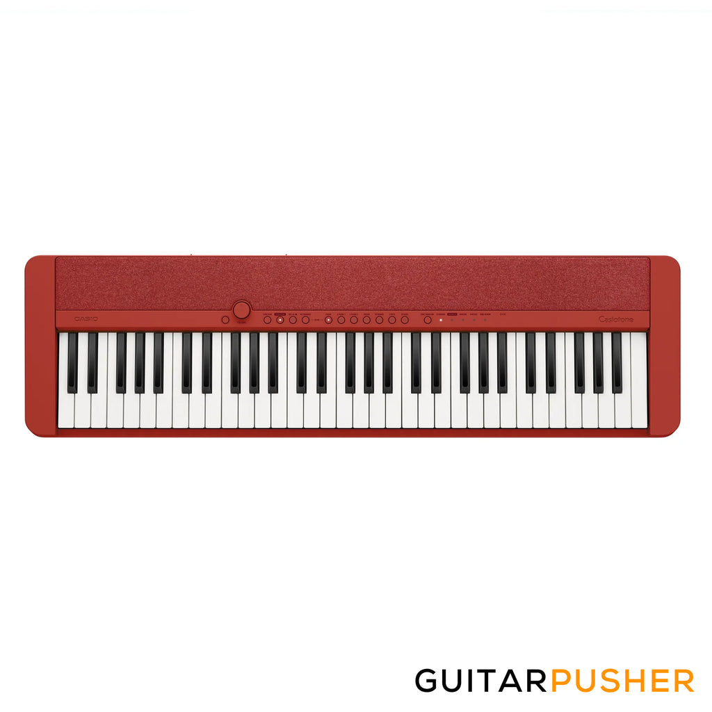Casio CT-S1RDC2-FA CT-S1 61-Key Electronic Keyboard - Red – GuitarPusher