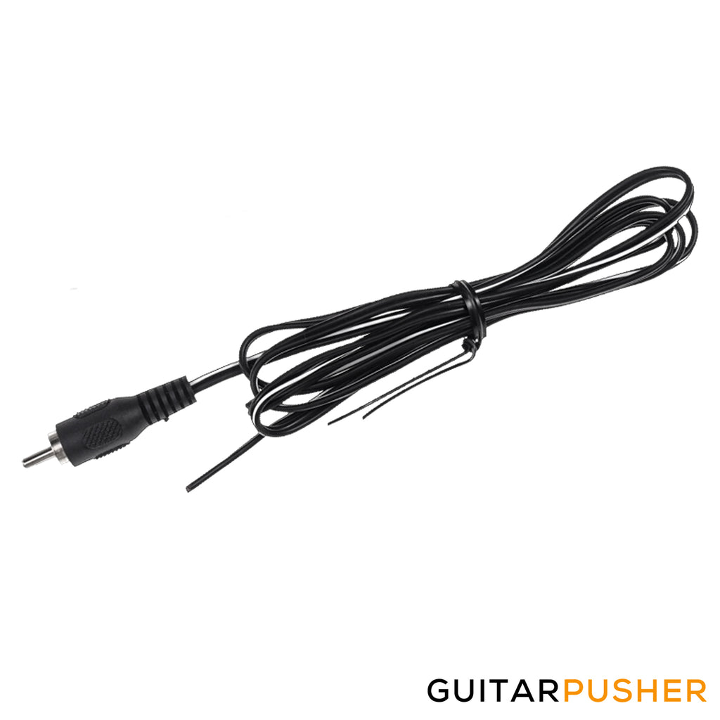 Cioks Open End Flex (Black) - RCA plug with open wire end – GuitarPusher