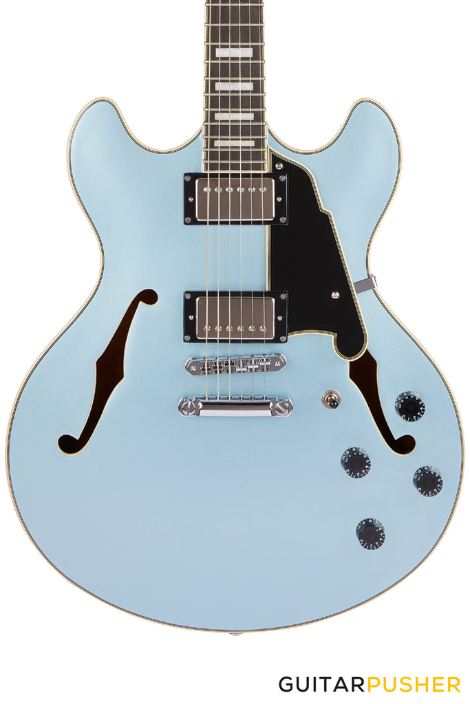 D'Angelico Premier DC Boardwalk Electric Guitar - Iced Blue Metallic ...