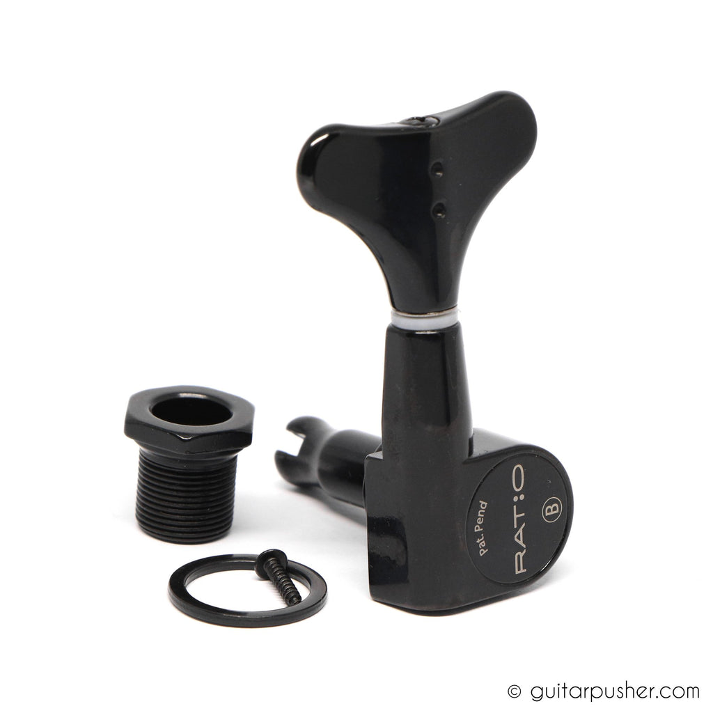 Graphtech Single Ratio Tuner for Bass Modern Style Machine Head - Blac ...