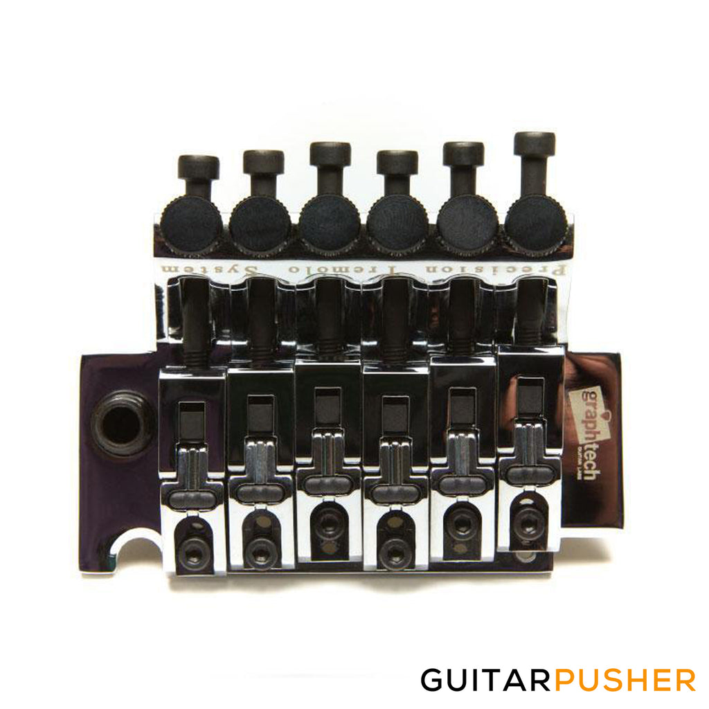 Graphtech Ghost LB63 Floyd Rose Bridge W/Piezo Pickup Saddles Chrome P ...