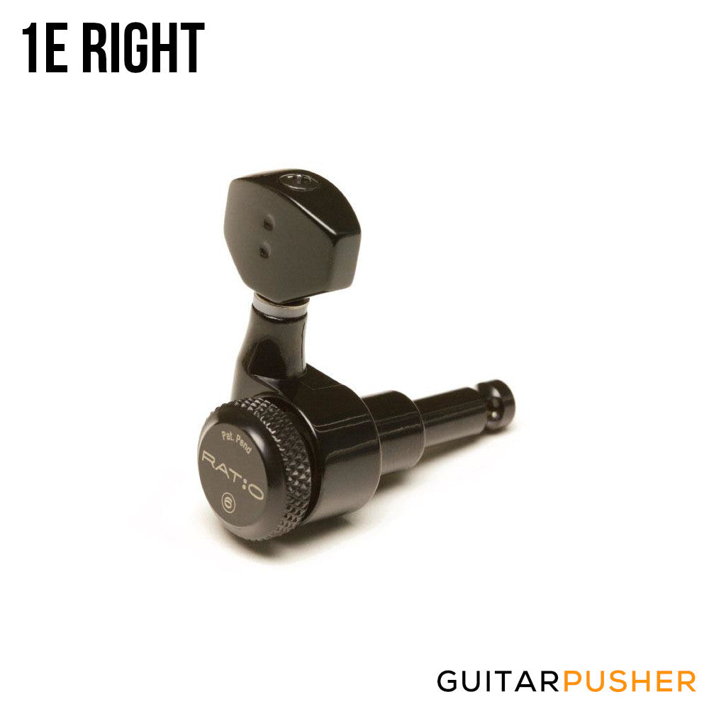 Graphtech RATIO SINGLE Electric Locking Tuner Contemporary Mini Black ...