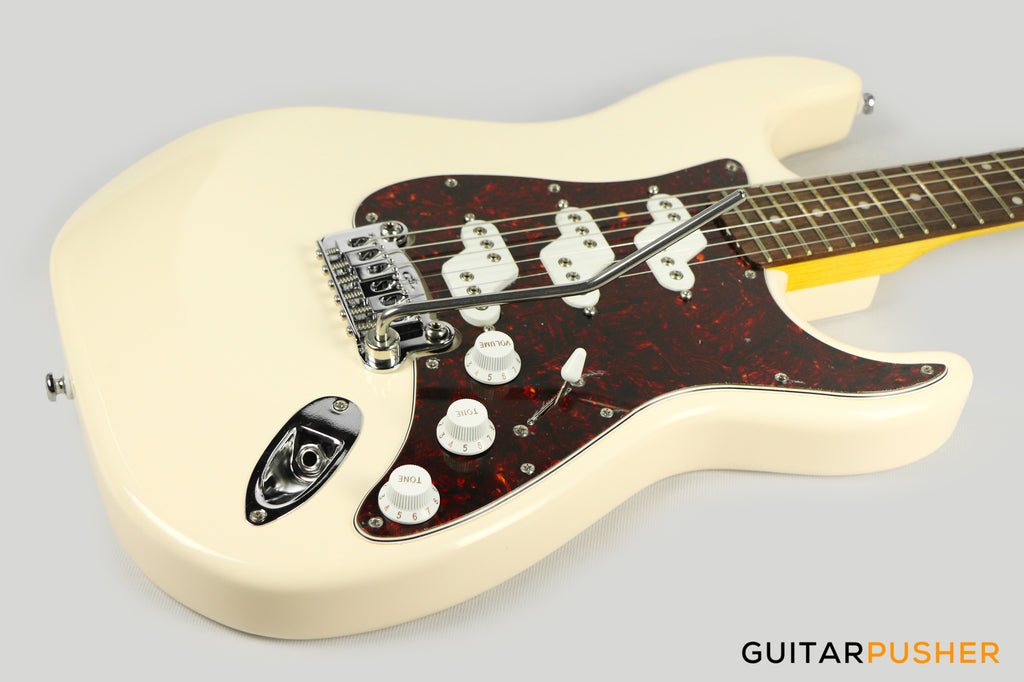 G&L Tribute Series Comanche S-Style ZZZ Electric Guitar - Olympic Whit ...