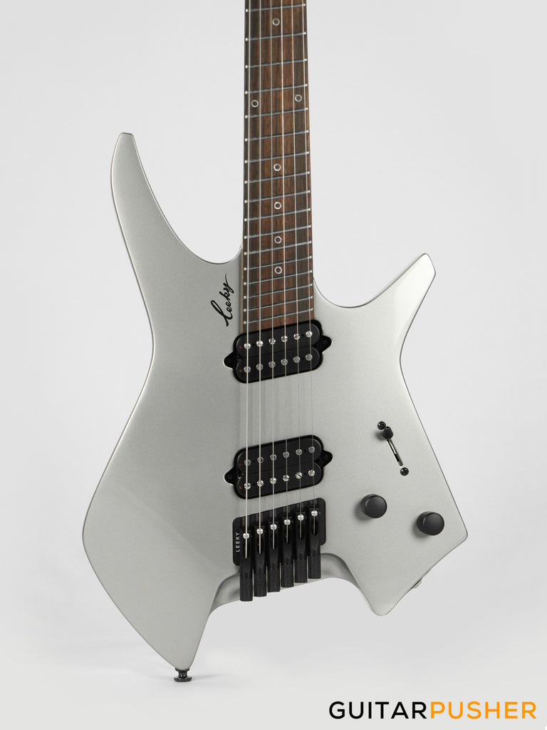 Leeky X-Series X10 Headless Electric Guitar - Titanium Gray – GuitarPusher