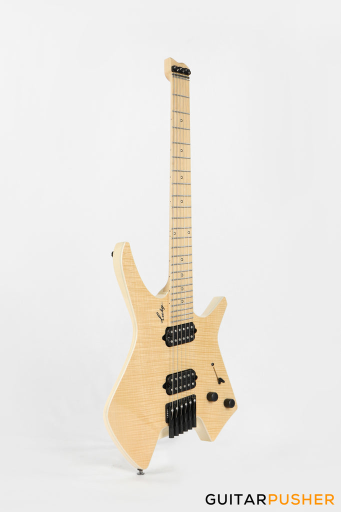 Leeky X-Series X15 Headless Electric Guitar - Natural – GuitarPusher