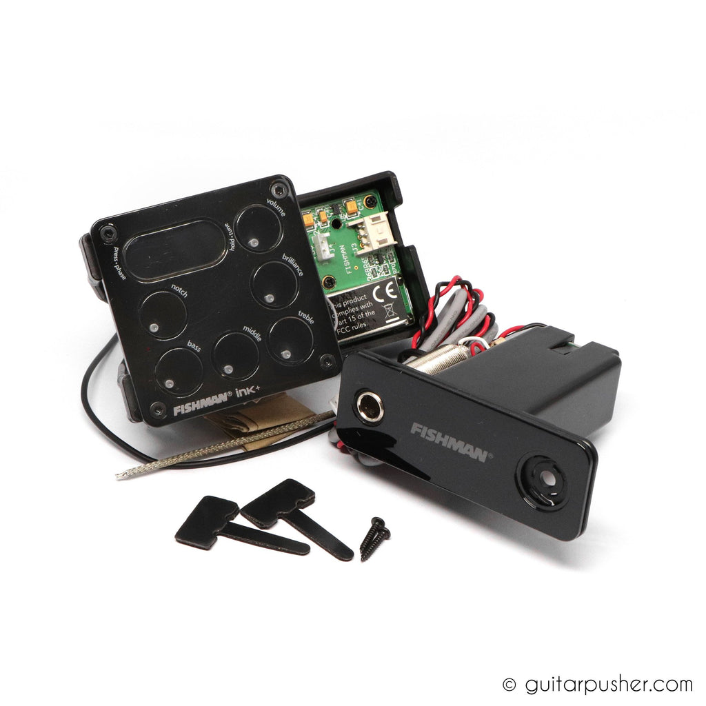 Fishman Ink Plus Acoustic Guitar Piezo Pickup System (INK-500 ...