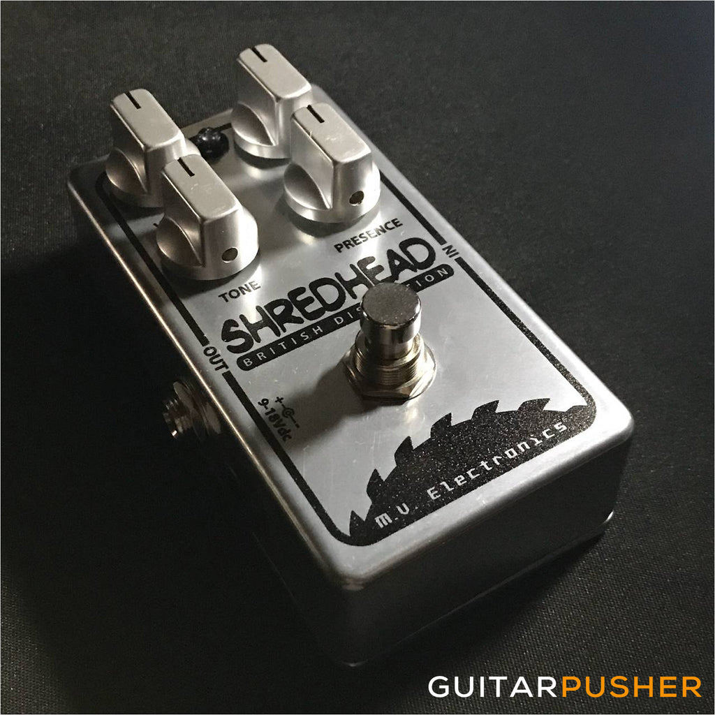 MV Shredhead British Distortion - Raw w/ Chrome Knobs – GuitarPusher