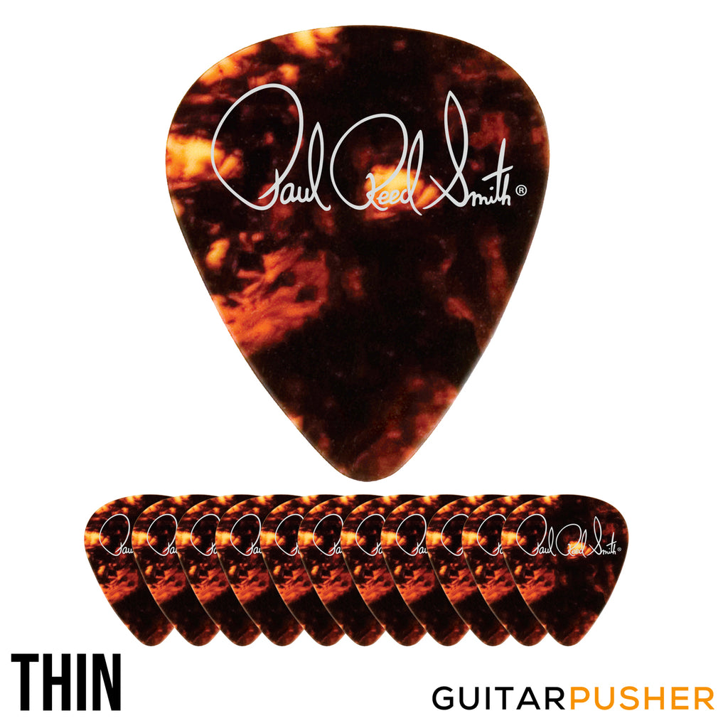PRS Classic Tortoise Shell Celluloid Picks (12 pcs.) – GuitarPusher