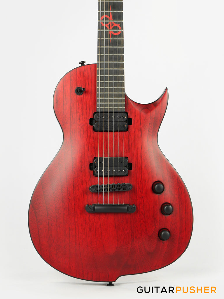 Solar Guitars GC 2.6 Singlecut Electric Guitar - Transblood Red Matte ...