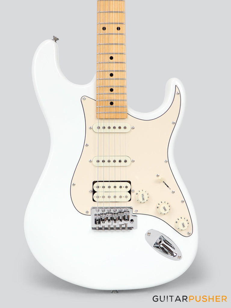 Tagima TG-540 HSS S-Style Woodstock Series - White – GuitarPusher