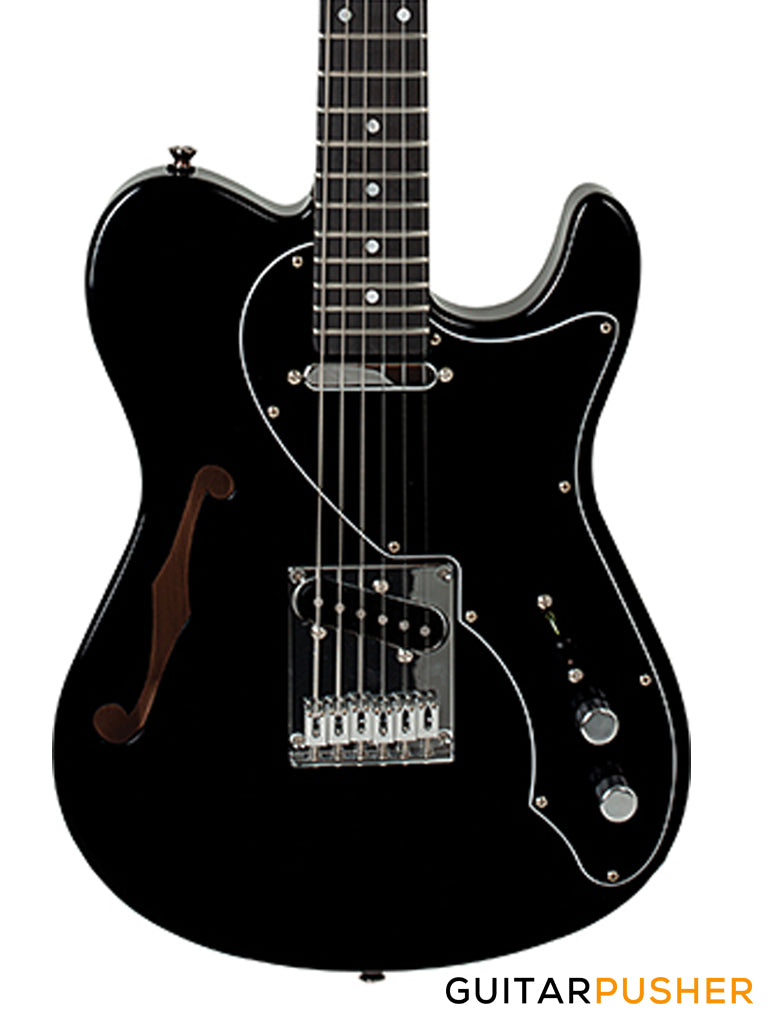 Tagima Brazil Series T-920 Semi-Hollow T-Style Electric Guitar (Black ...