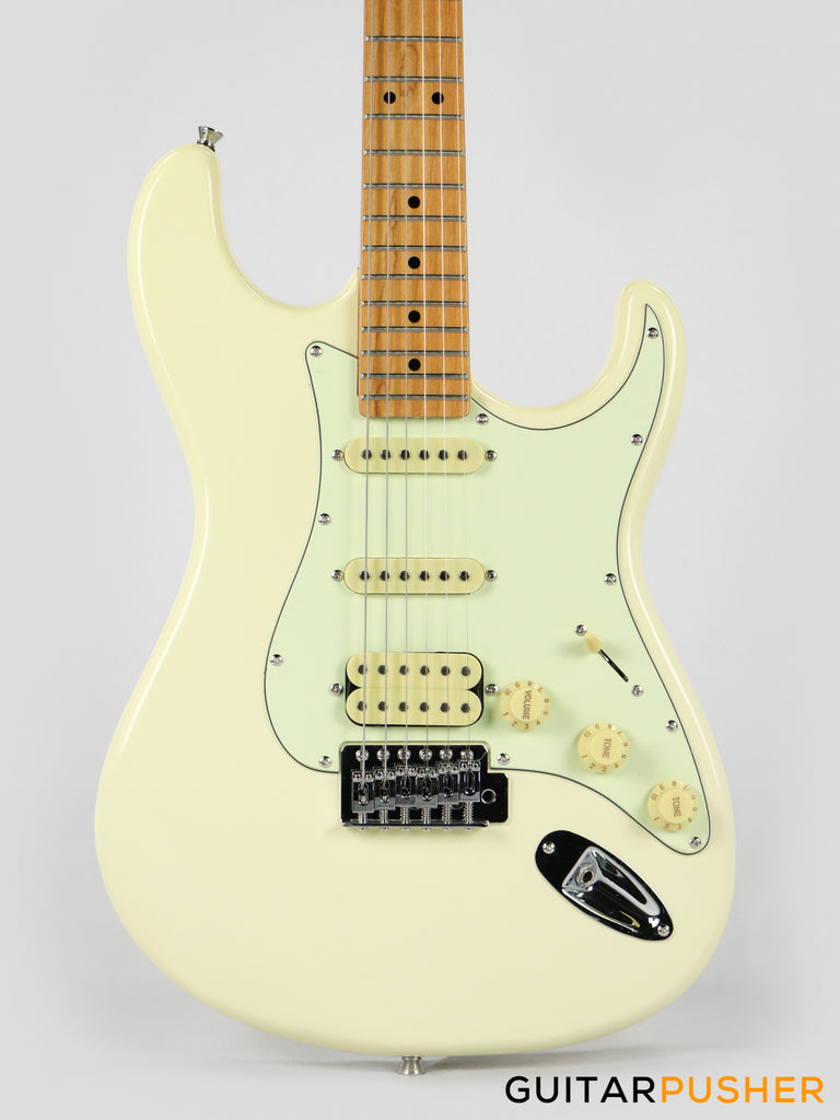 Tagima TG-540 HSS Stratocaster Woodstock Series - Vintage White ...