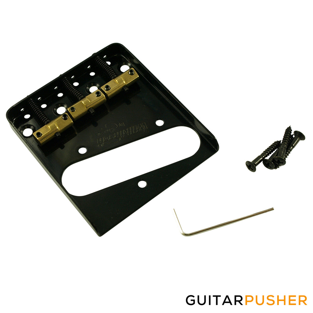Wilkinson Compensated 3-Saddle Guitar Bridge Telecaster – GuitarPusher