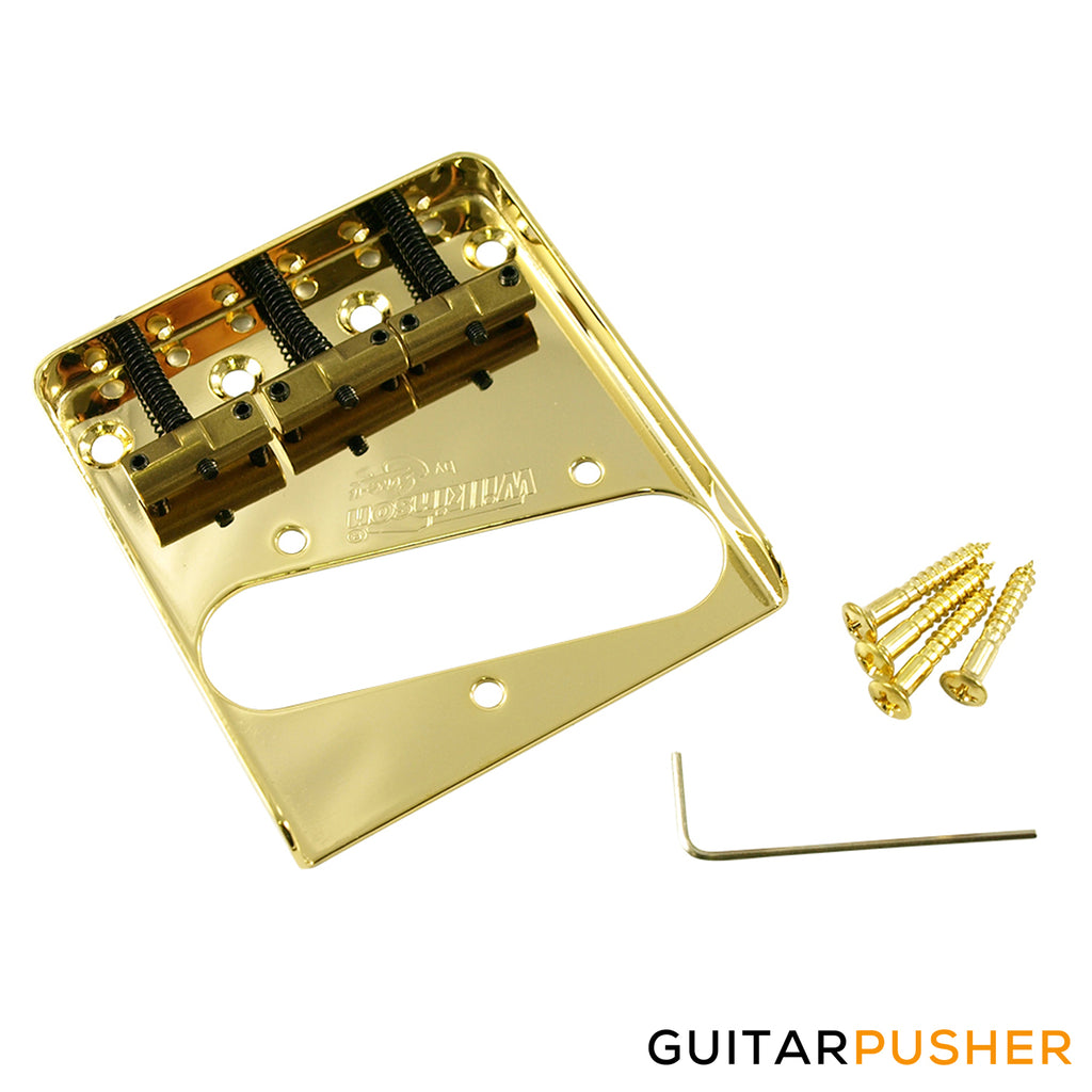 Wilkinson Compensated 3-Saddle Guitar Bridge Telecaster – GuitarPusher