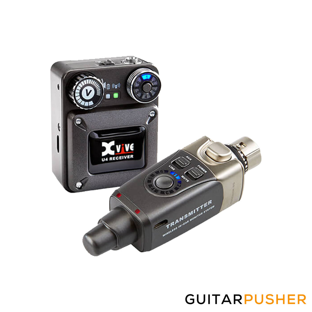 Xvive Audio U4 In-Ear Monitor Wireless System - Black – GuitarPusher