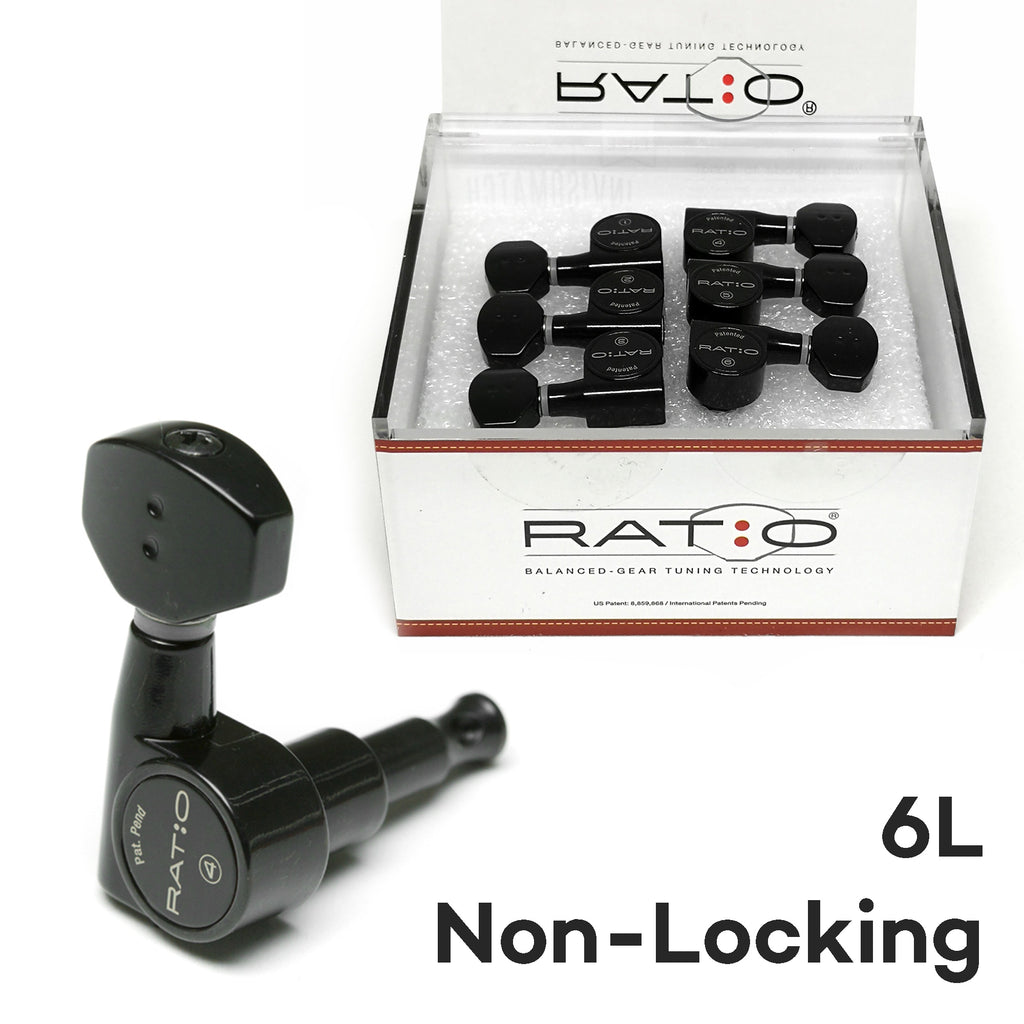 Graphtech Ratio Electric 6 In-line Contemporary Mini 2 Pin - Black PRN ...