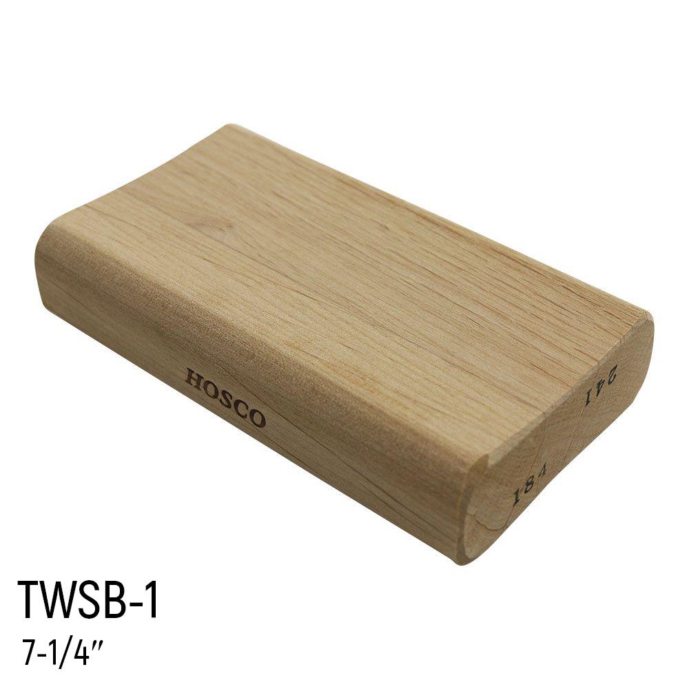 Hosco TWSB-1 2-Way Sanding Block for Radius Fretboard Sanding ...